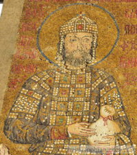 Mosaic of John Komnenos - Eirene - Alexios » Hagia Sophia